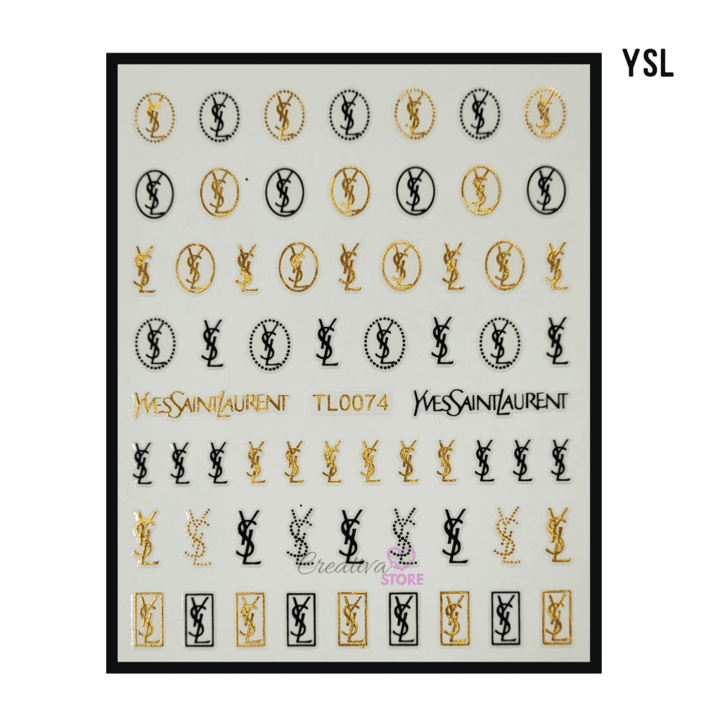 Sticker Ysl - CREATIVA STORE